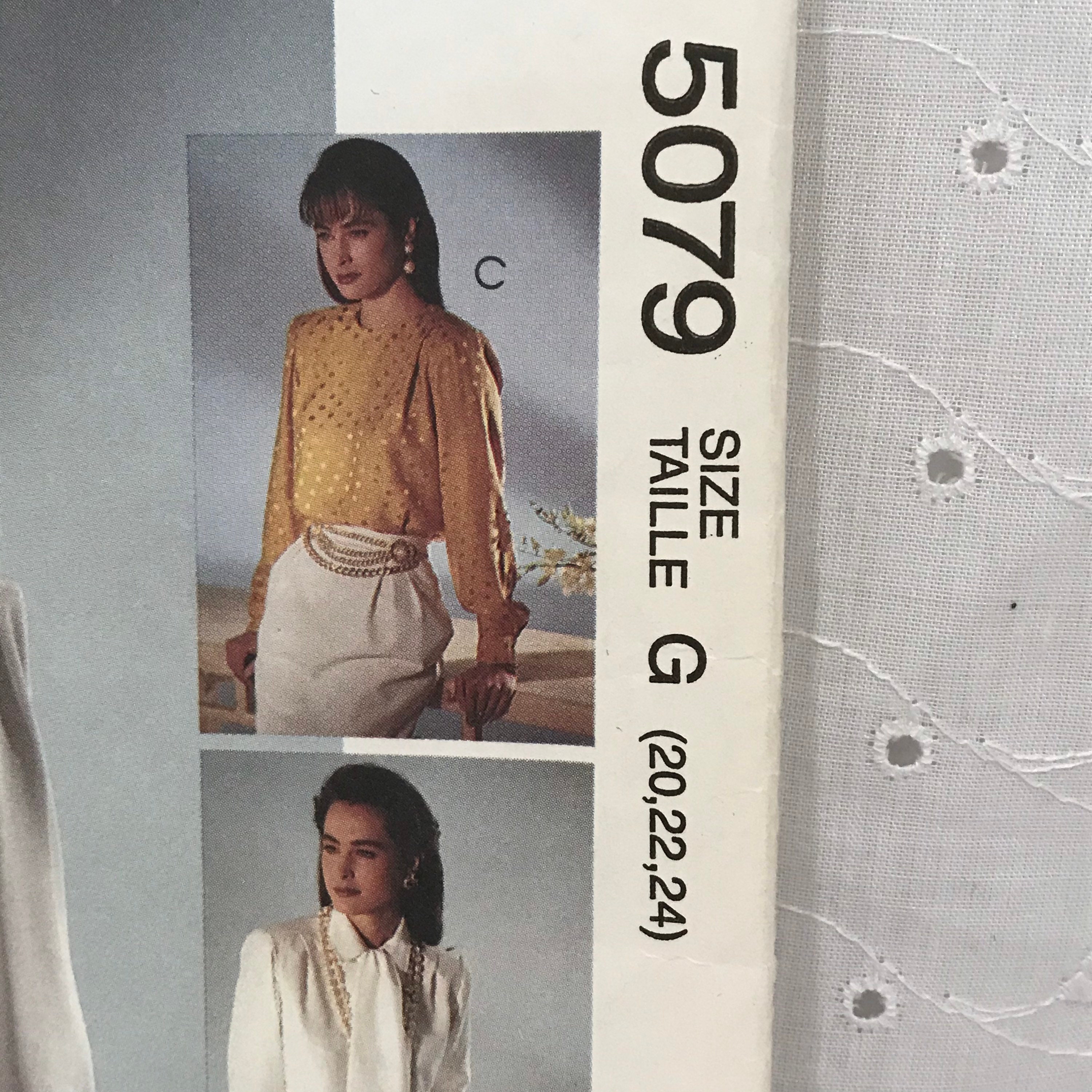 McCalls 5079 Womens Sewing Pattern Blouse Shirt Top Plus | Etsy