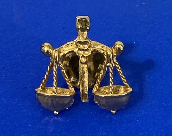 Justice Scales Pin | Etsy