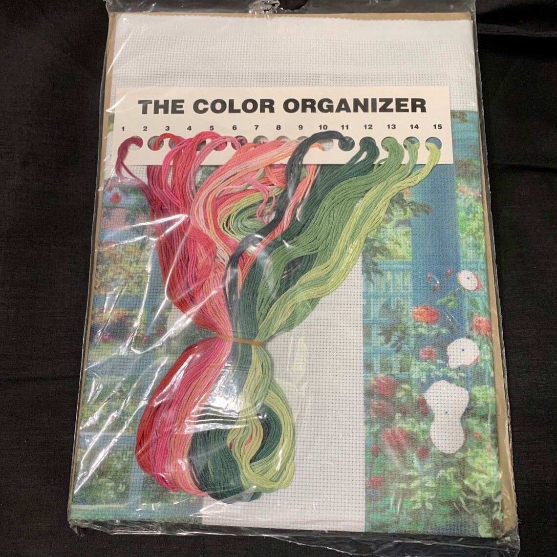 VTG Rose Colonnade Floral Counted Cross Stitch Kit Set of 2 - Etsy