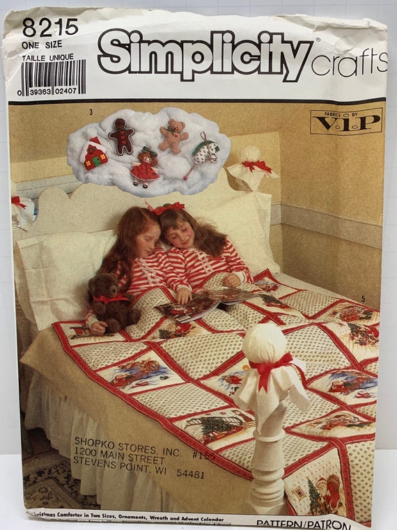 Simplicity 5176 Christmas Sewing Pattern Crafts Ornaments - Etsy