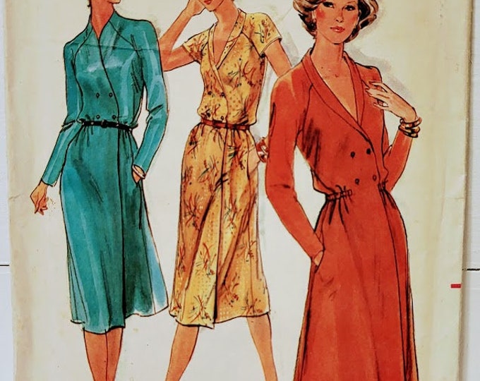 Vintage 1980 Butterick 6903 Misses Half Size Dress for the Shorter ...