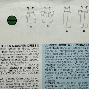 Butterick 5616 Girl’s Dress Jumper and Jumpsuit Fast and Easy Sewing ...