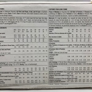 Simplicity 4962 Misses Super Hero Costumes Cat Woman Matrix Laura Croft ...