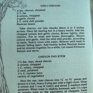 Vintage Chevon Recipes Cook Book 1970s Goat Meat Recipes Dairy - Etsy