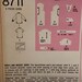 Vintage Simplicity 8711 Sewing Pattern Misses Pullover Shirt Long or ...
