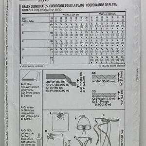 Burda 7510 Bikini Bathing Suit Swimsuit and Wrap Sarong Skirt & Top ...