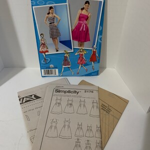 Dress Sewing Pattern Project Runway Simplicity 2176 Size 4 6 8 10 12 ...
