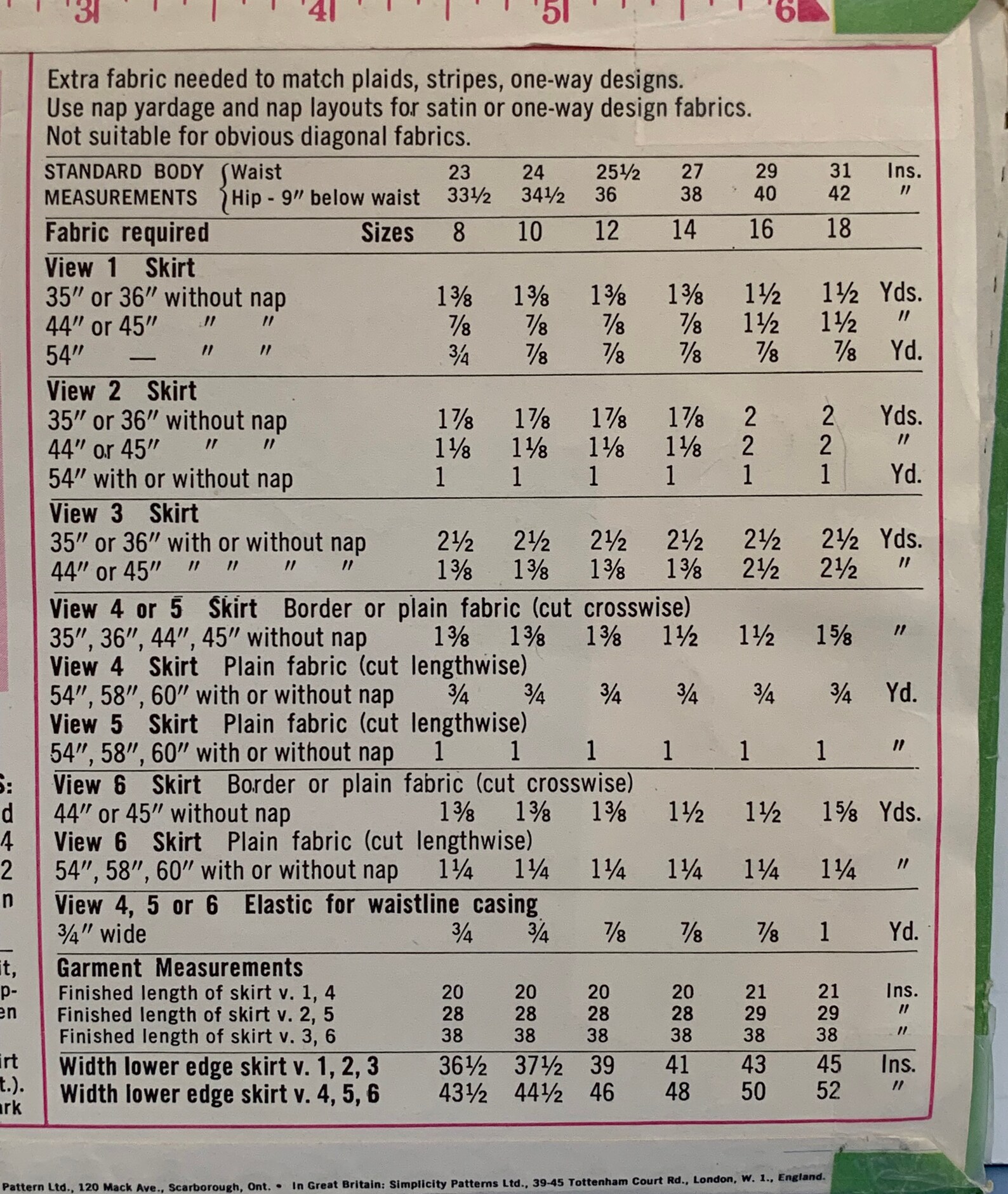 Vintage Simplicity 9099 1970s Jiffy Skirts 6 Styles Long Short - Etsy