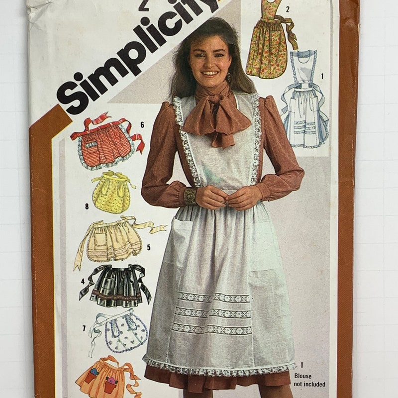Pinafore Apron Pattern - Etsy
