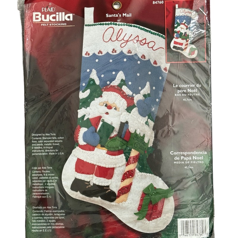 Bucilla Stocking Kit - Etsy