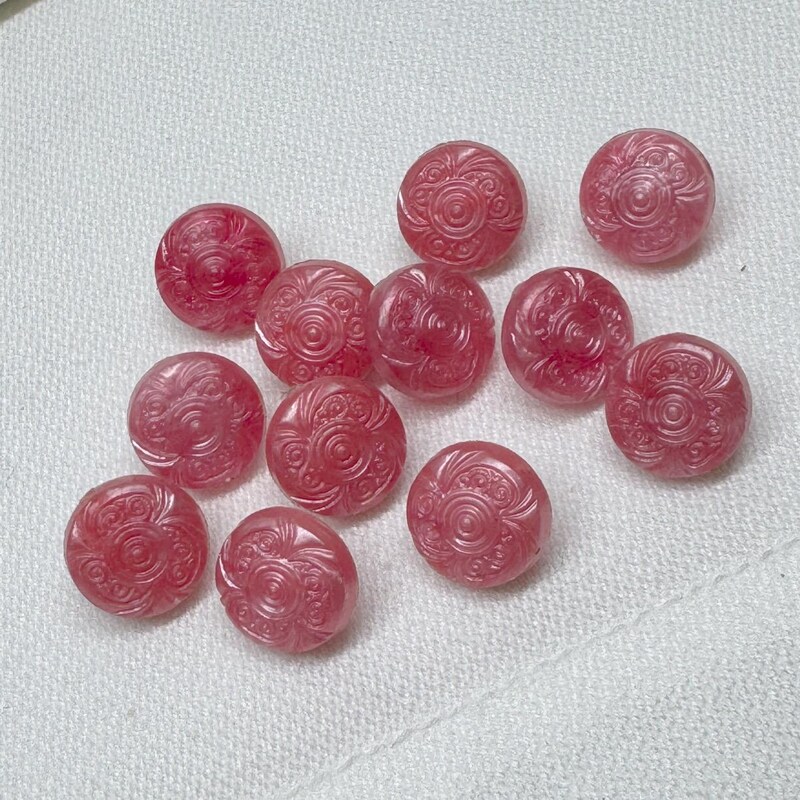 Embossed Buttons - Etsy