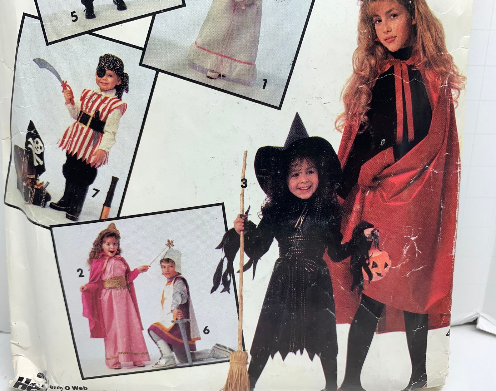 Boys Girls NO SEW Halloween Costumes Pirate Witch Knight Vampire ...