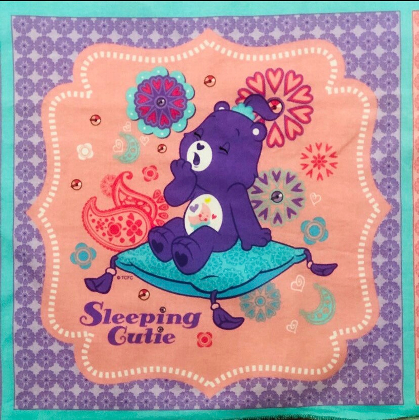 Cut and Sew Care Bears Pillow Panels Quilt Top Dream Come True - Etsy