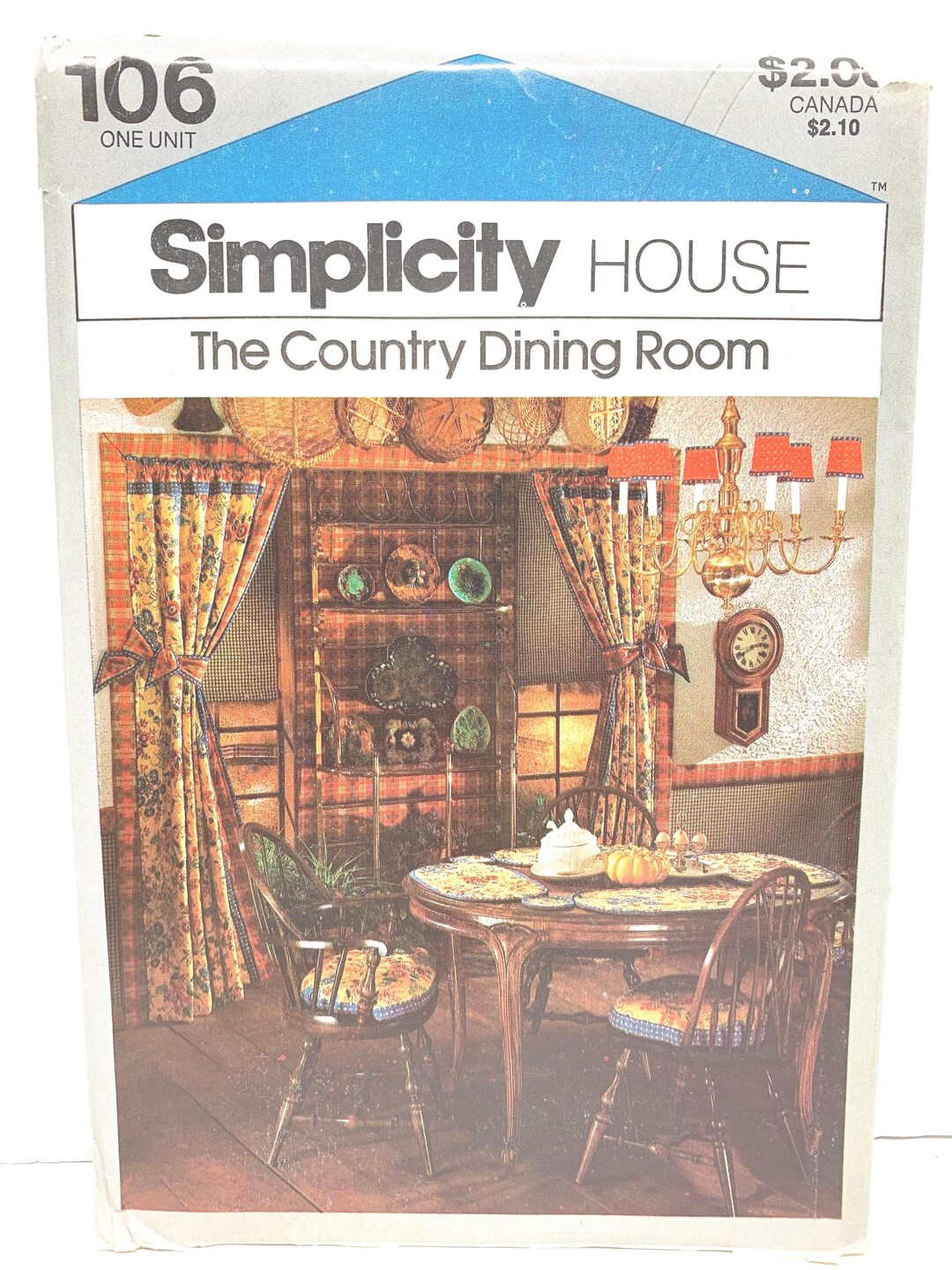 Simplicity House 106 Sewing Pattern Cards Step by Step Window ...