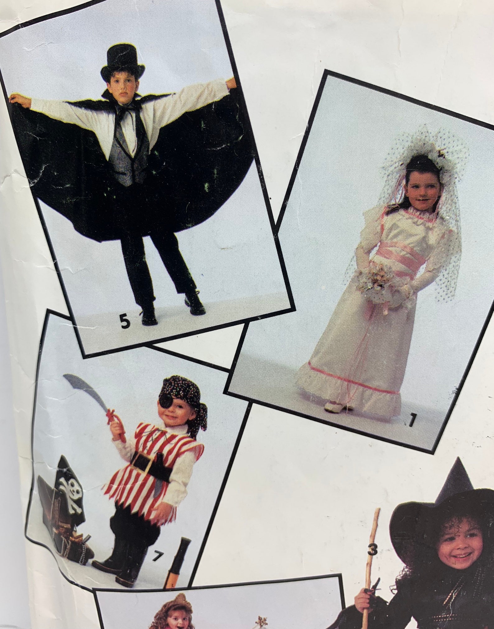 Boys Girls NO SEW Halloween Costumes Pirate Witch Knight Vampire ...