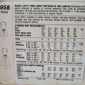 Vintage 1970s JIFFY Tennis Outfit and Front Wrap Pantdress in Two ...