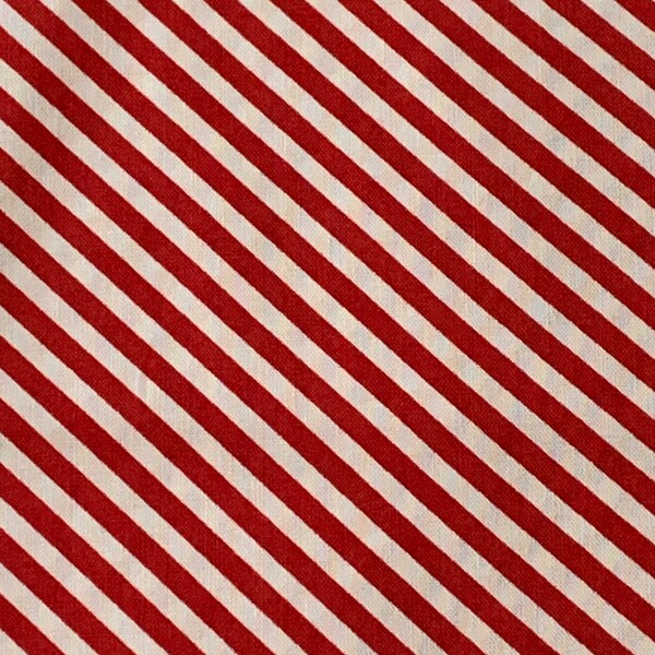Red Striped Fabric - Etsy