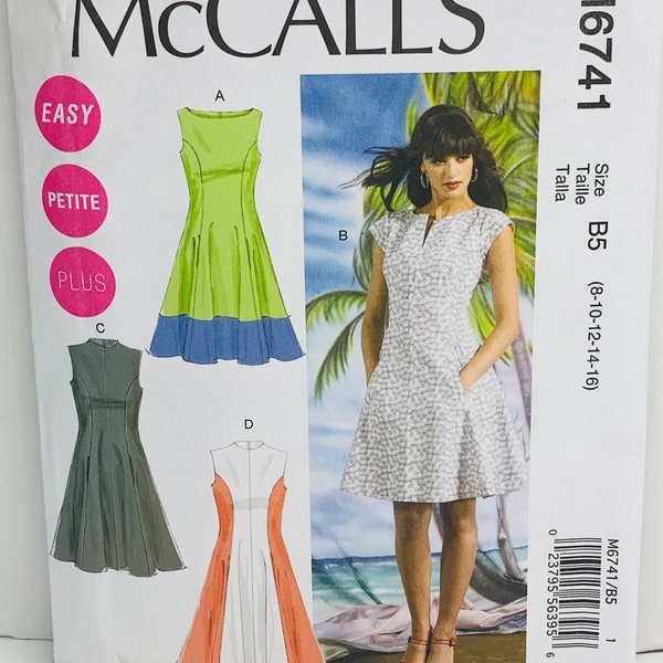 Fit and Flare Dress Pattern - Etsy