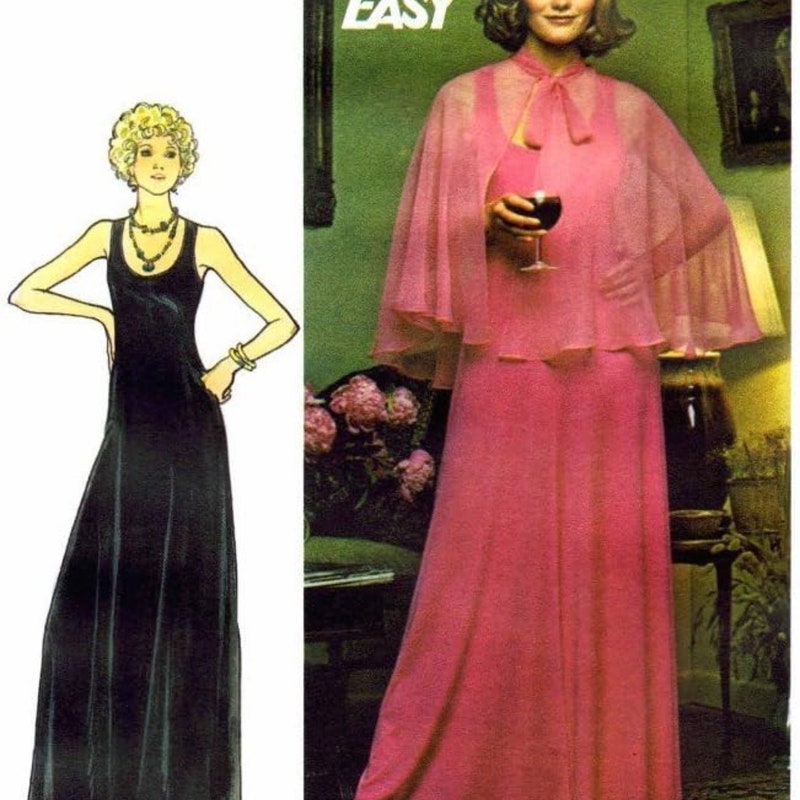 70s Style Formal Dress - Etsy