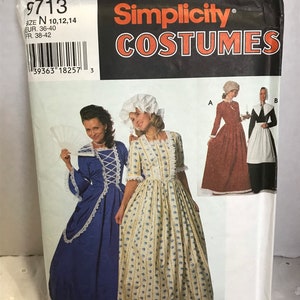 Simplicity 9713 Costume Sewing Pattern Halloween Size N 10 12 - Etsy