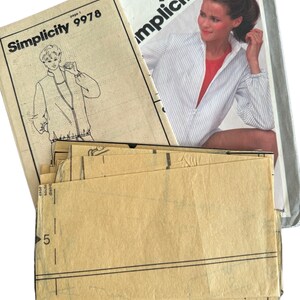 Simplicity 9978 Misses Reversible Windbreaker Jacket Vintage Sewing ...