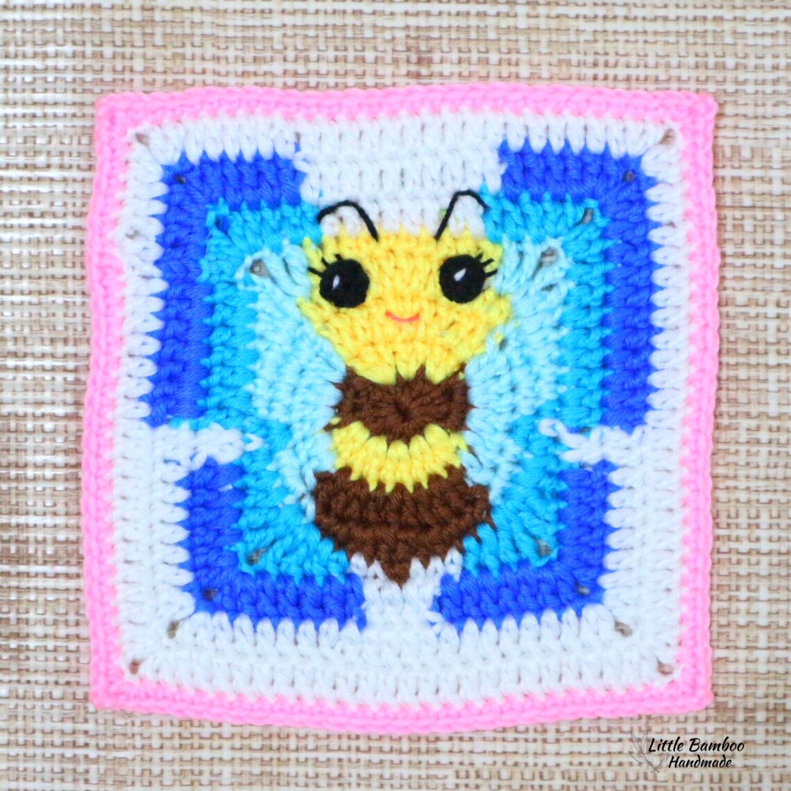 Pattern-butterfly Granny Square-crochet Pattern Pdf - Etsy
