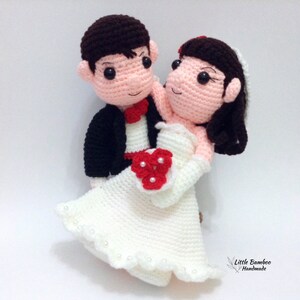 PATTERN - the Wedding Couple Bride and Groom - Crochet Pattern, Pdf - Etsy