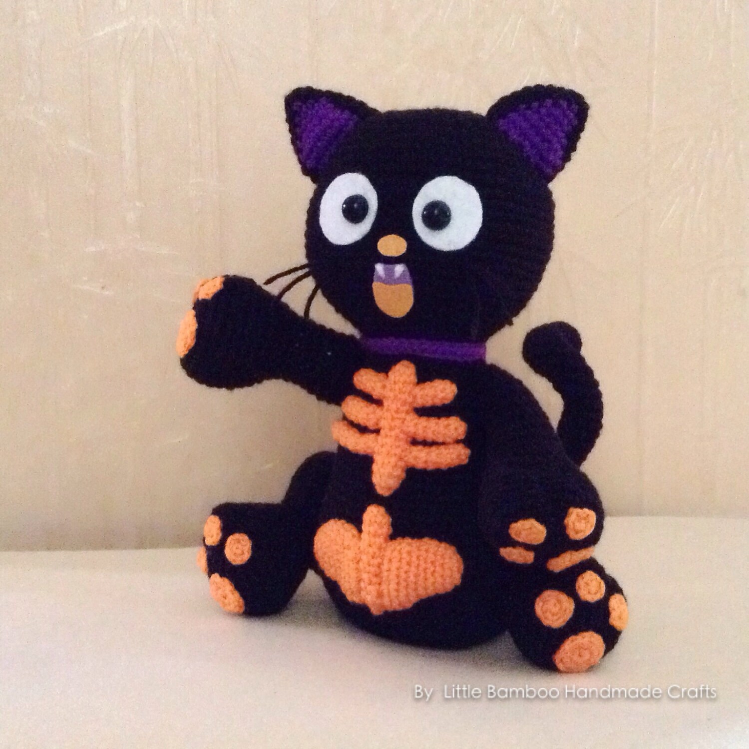 PATTERN Halloween Skeleton Black Cat Crochet Pattern Pdf | Etsy