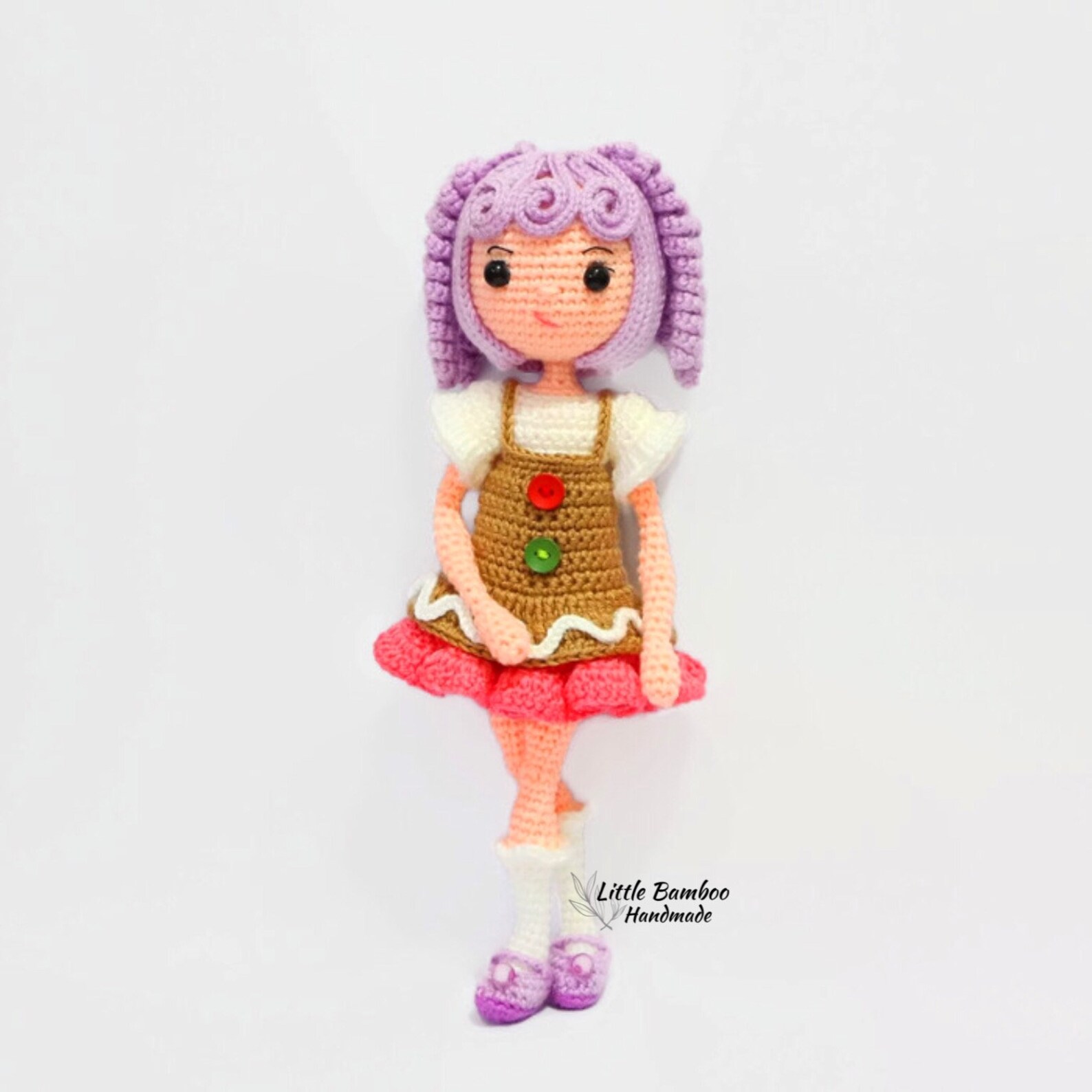 Pattern-gingerbread Girl-crochet Pattern Pdf | Etsy