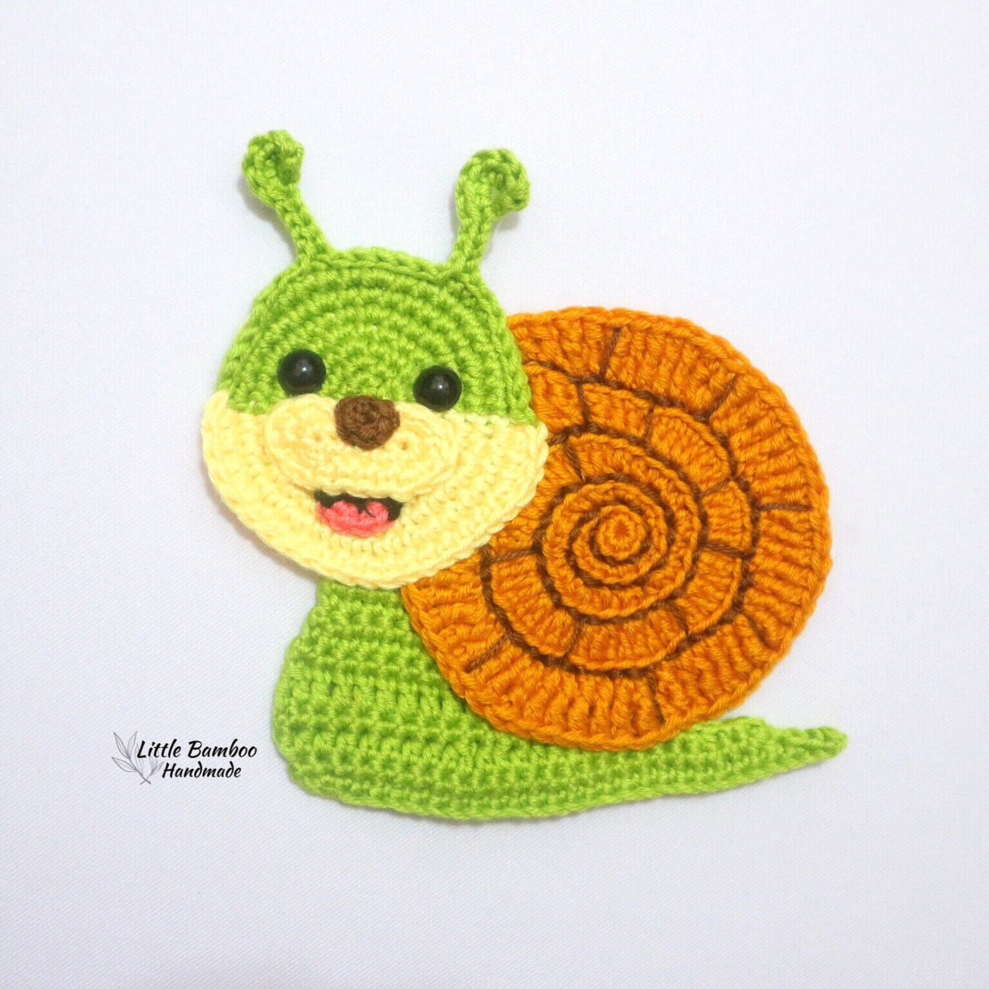PATTERN Snail Applique-crochet Pattern Pdf - Etsy Australia