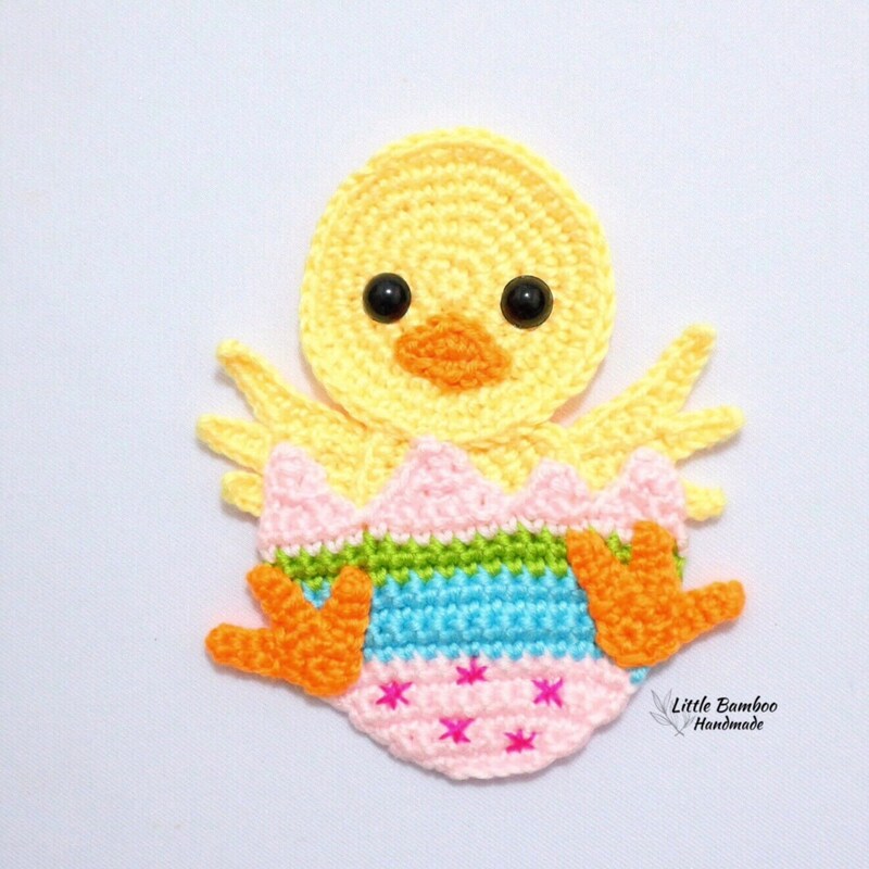 Chick Applique - Etsy