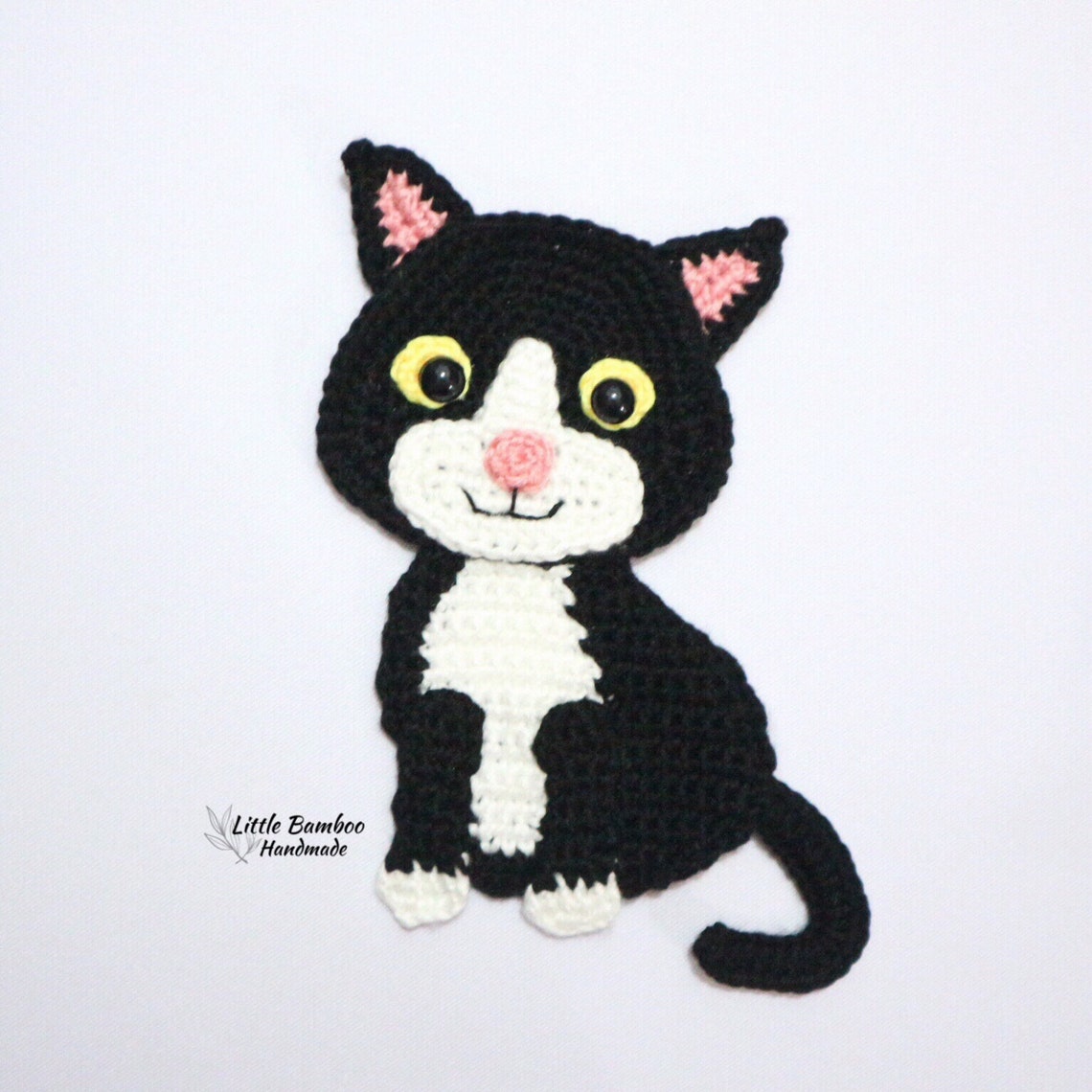 PATTERN Manx Cat Applique crochet Pattern Pdf - Etsy