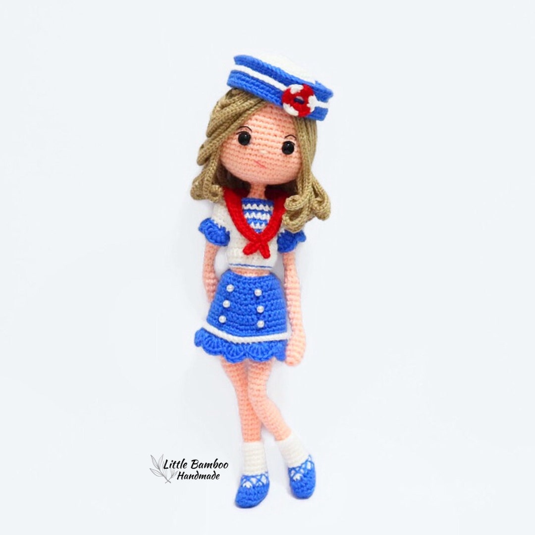 Pattern-sailor Girl-crochet Pattern, Pdf - Etsy