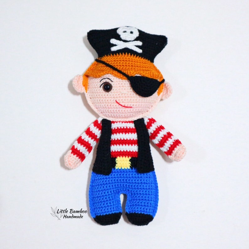 PATTERN Pirate Ragdoll-crochet Pattern Pdf - Etsy