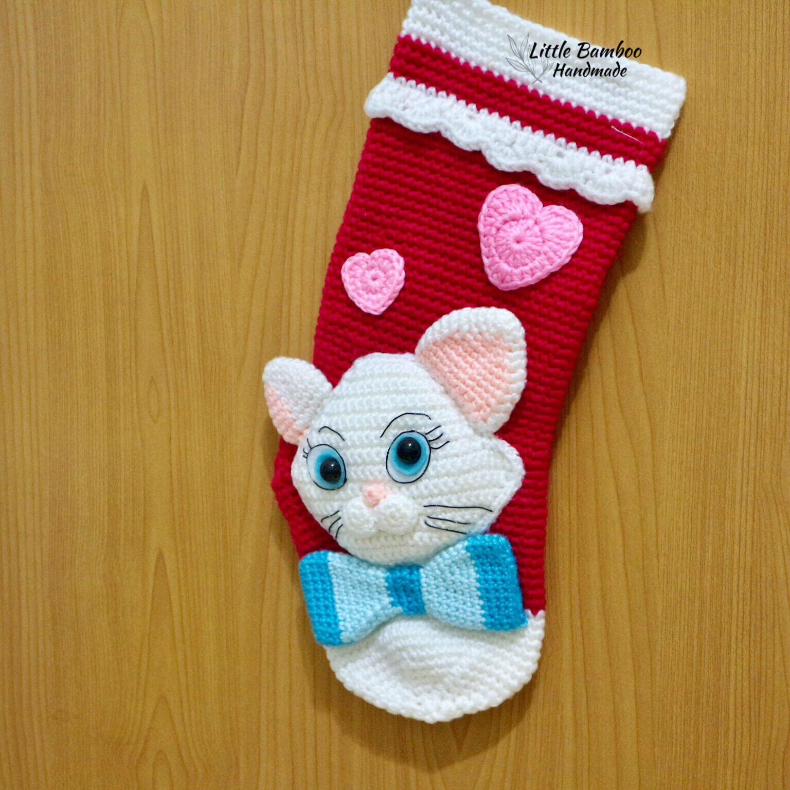 Pattern-my Lovely Cat Christmas Stocking-crochet Pattern Pdf - Etsy