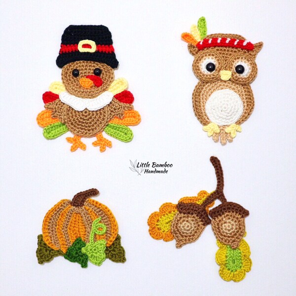 Acorn Applique - Etsy
