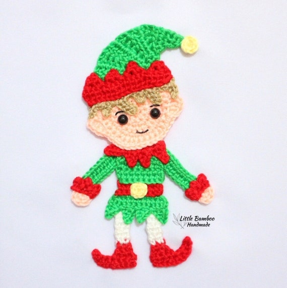 PATTERN Elf Applique-crochet Pattern Pdf - Etsy