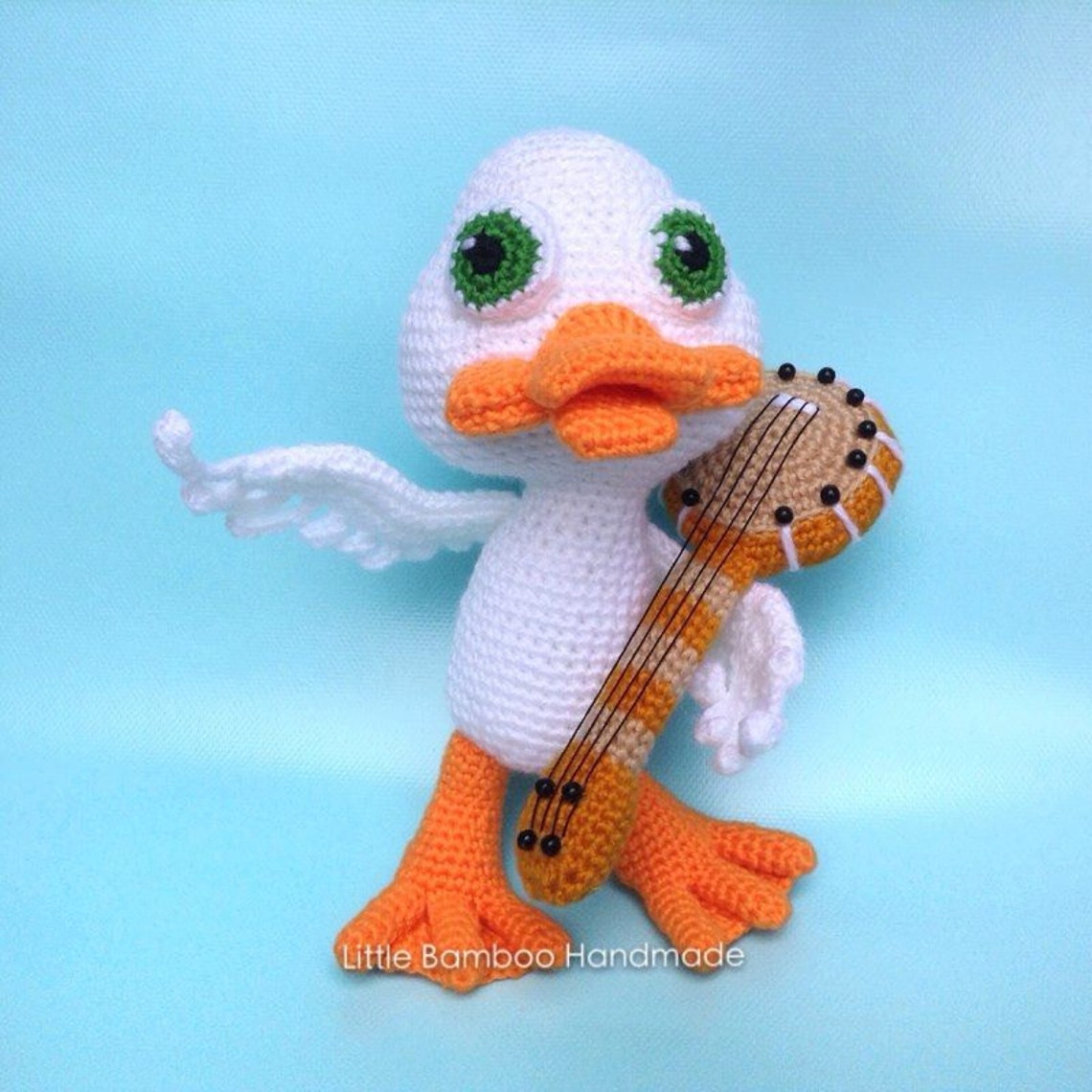 PATTERN-Duckie Playing Banjo-Crochet Pattern pdf | Etsy