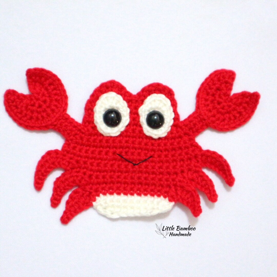 PATTERN- Crab Applique-crochet Pattern, Pdf - Etsy