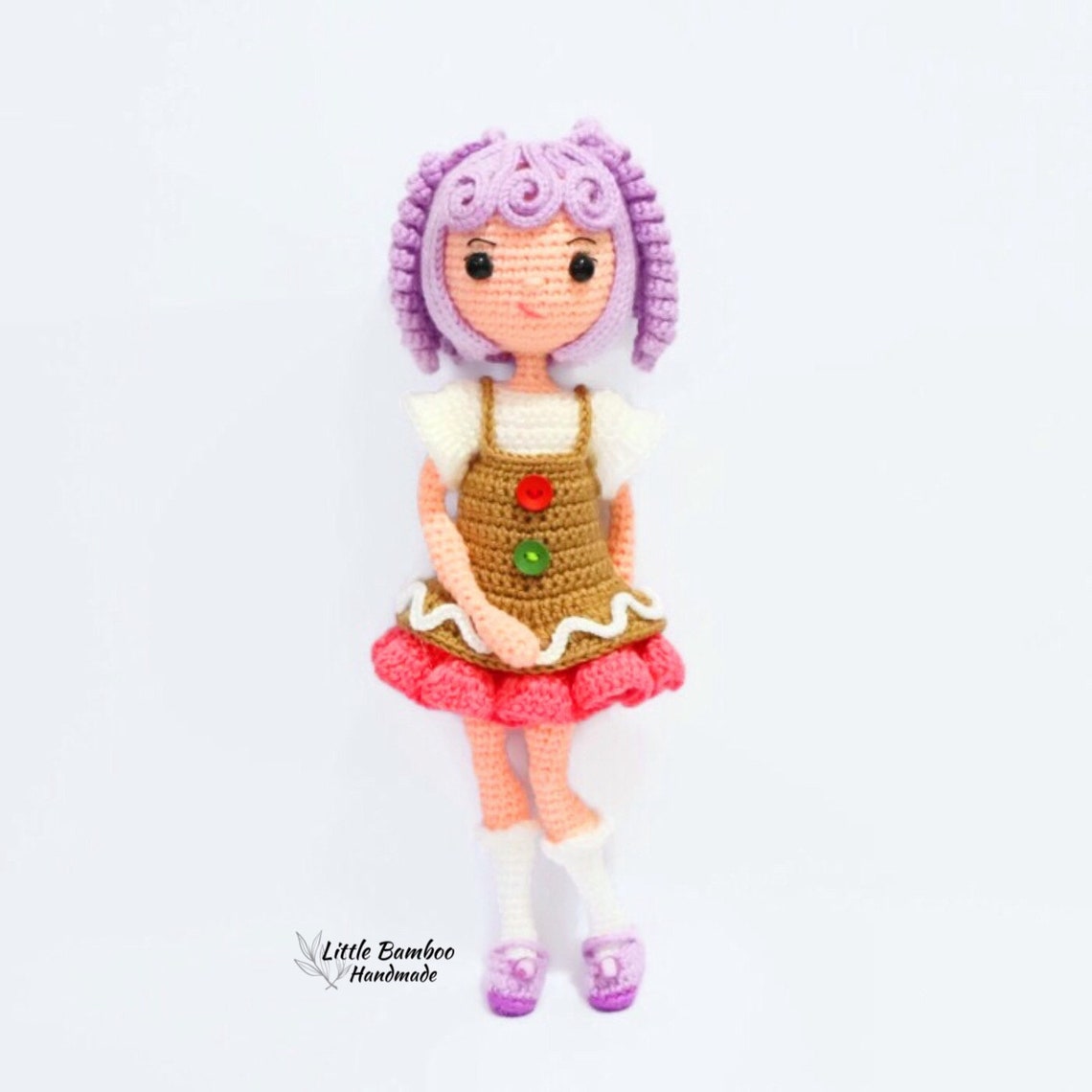 Pattern-gingerbread Girl-crochet Pattern Pdf - Etsy
