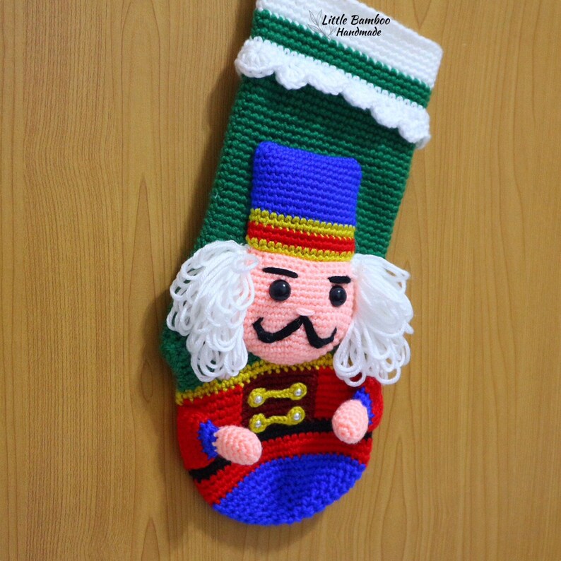 Pattern-nutcracker Christmas Stocking-crochet Pattern Pdf - Etsy