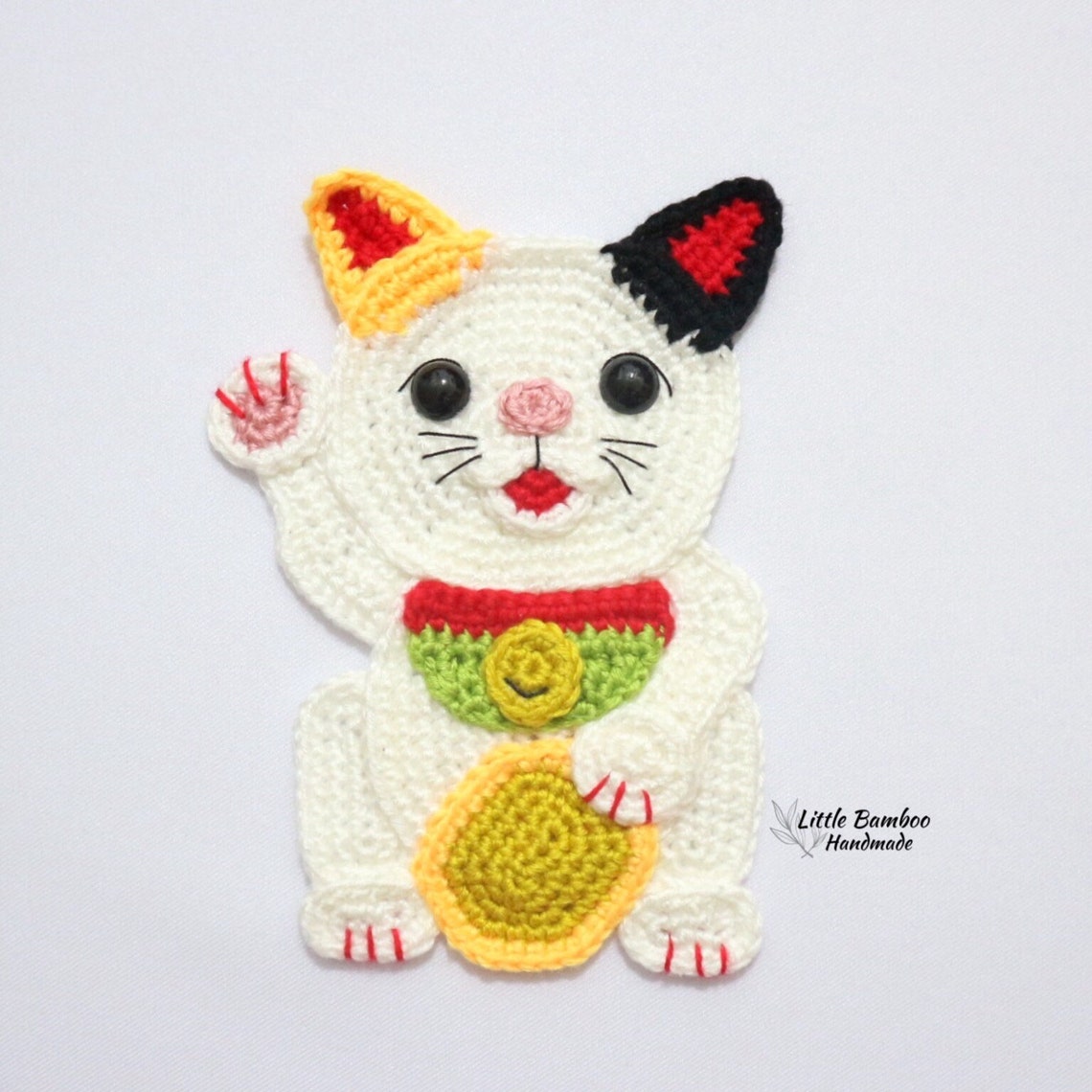 PATTERN Lucky Cat Applique-crochet Pattern Pdf | Etsy