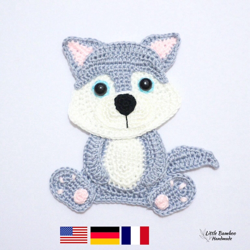 Wolf Applique - Etsy