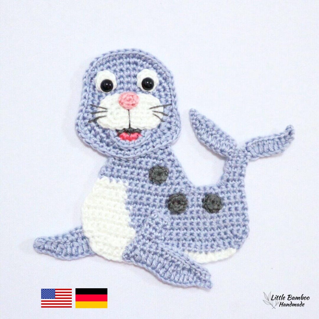 PATTERN- Seal Applique-crochet Pattern, Pdf - Etsy