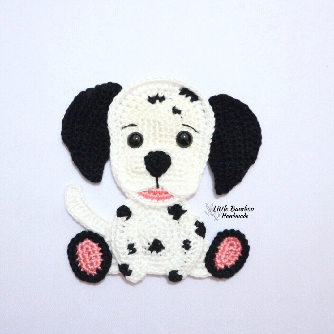 Pattern-dalmatian Applique-crochet Pattern, Pdf - Etsy