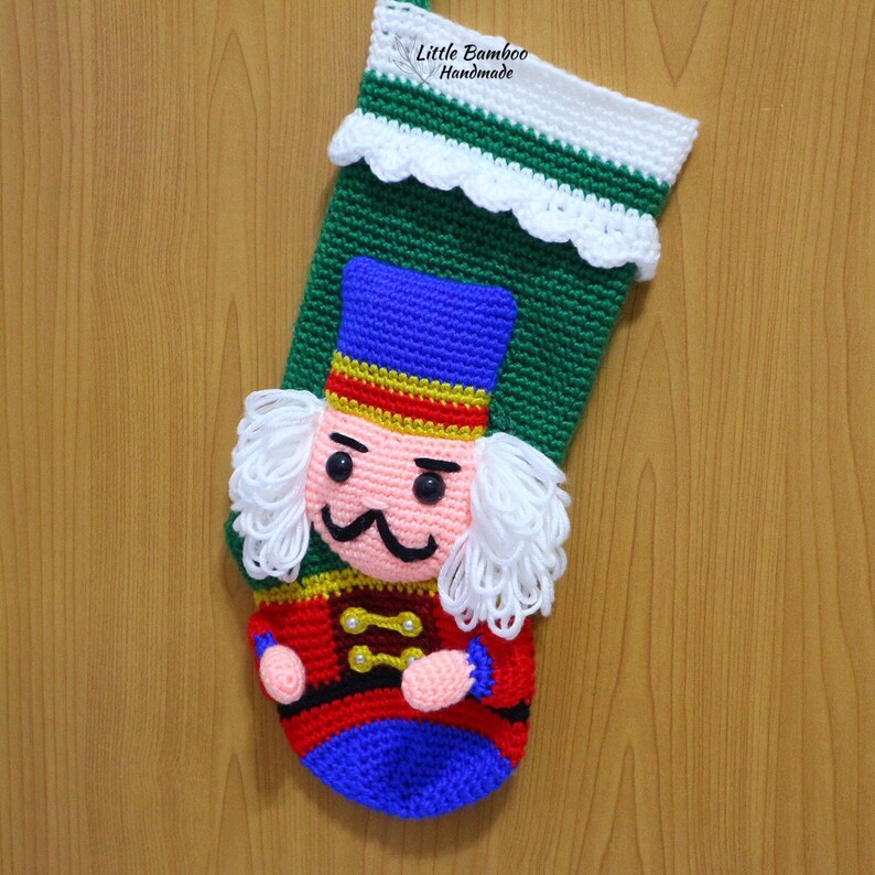 Pattern-nutcracker Christmas Stocking-crochet Pattern Pdf - Etsy