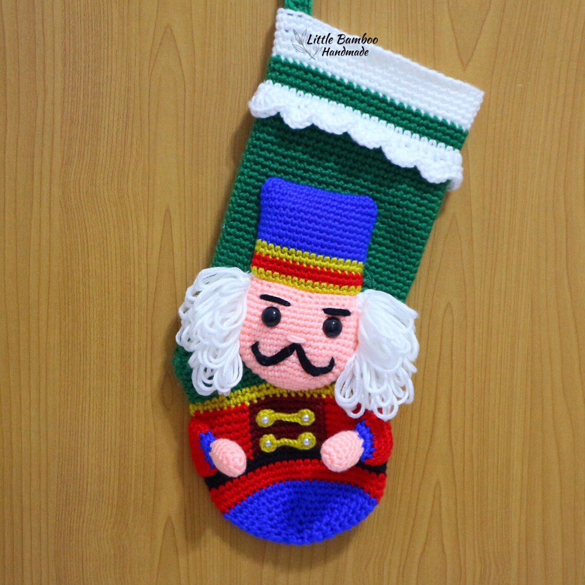 Pattern-nutcracker Christmas Stocking-crochet Pattern Pdf - Etsy