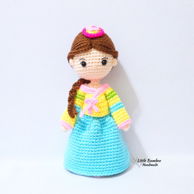 Pattern-gyuri the Korean Girl-crochet Pattern, Pdf - Etsy