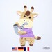 PATTERN- Giraffe Playing Saxophone Applique-crochet Pattern, Pdf - Etsy