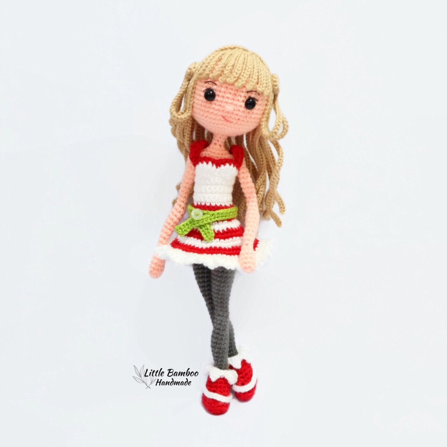 Pattern-candy Cane Girl-crochet Pattern Pdf - Etsy